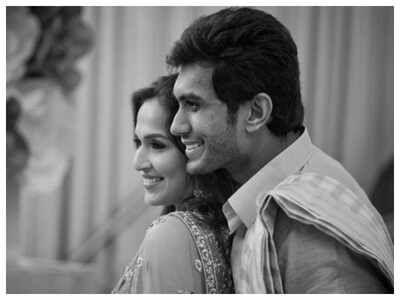 Photos: Soundarya’s special moments with father, son and to be husband ...