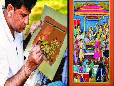 A painter out to keep his dying art alive | Madurai News - Times of India