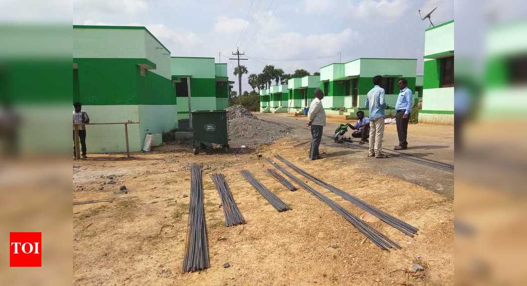 Smart colony for released bonded labourers shapes up | Chennai News ...