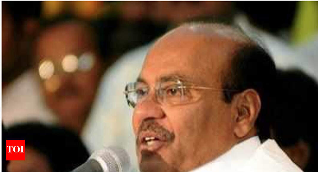 Why PMK is most sought after in the time of polls | Chennai News ...