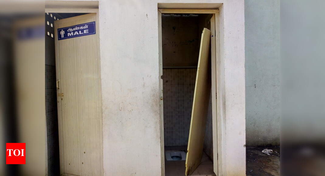 NON-FUNCTIONING OF TOILETS / BROKEN TOILET DOOR - Times of India