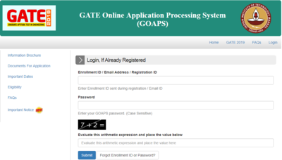 GATE 2019 Response Sheet available on appsgate.iitm.ac.in; Answer Key to be out soon - Times of ...