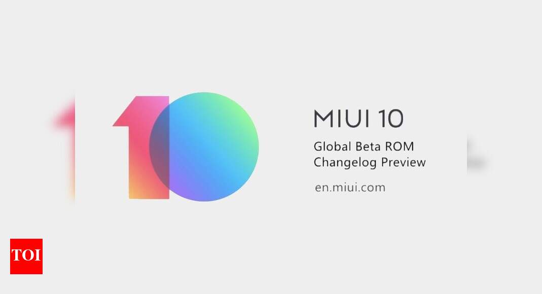 Miui 10: MIUI 10 Global Beta ROM to introduce dark theme - Times of India