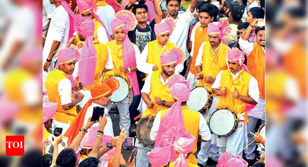 Miles away from home, dhol tasha troupes keep up the tempo | Pune News ...