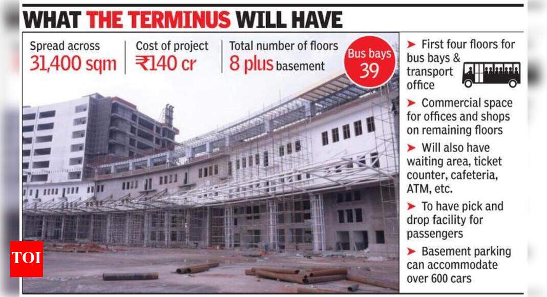 Noida bus terminus to be ready by June | Noida News - Times of India