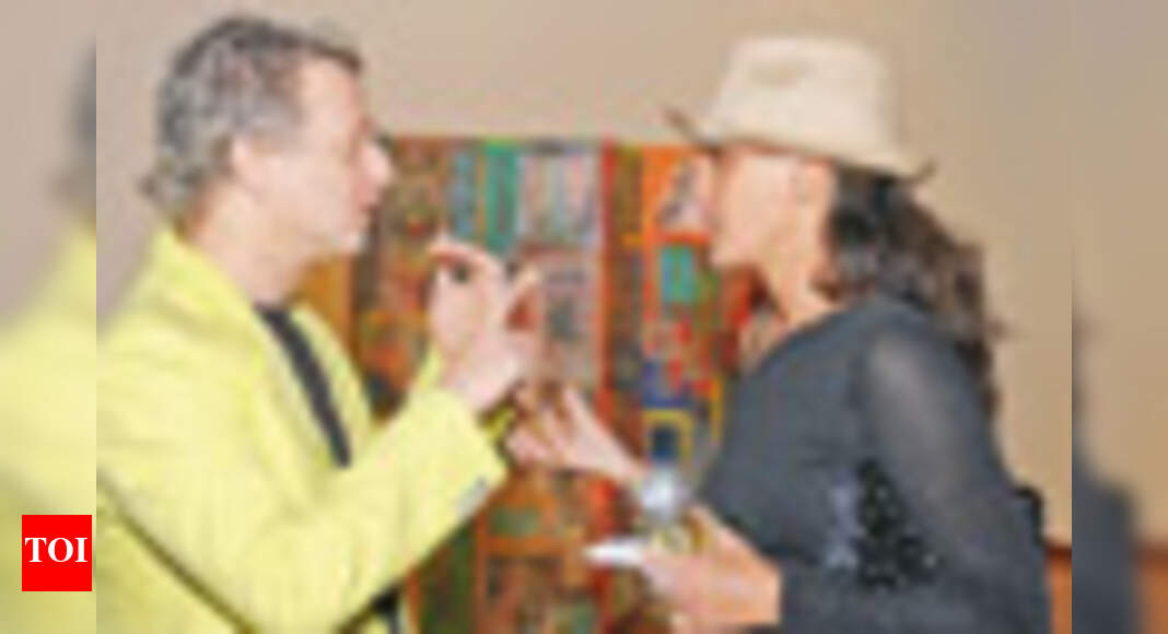 Trishla Jain's arty evening! | Events Movie News - Times of India