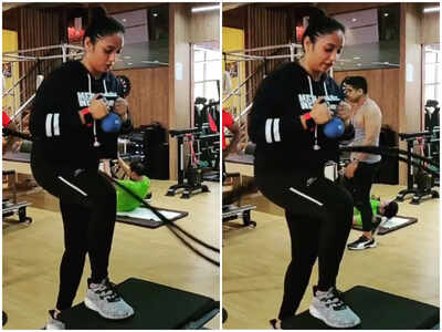 Watch: Bhojpuri actress Rani Chatterjee's intense workout session ...