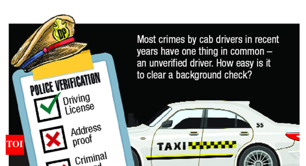 How easy are background checks for app-based cab drivers? | Delhi News ...