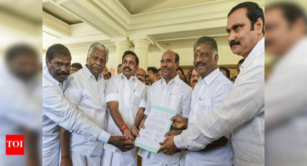 AIADMK-PMK alliance is a natural alliance: PMK | India News - Times of ...