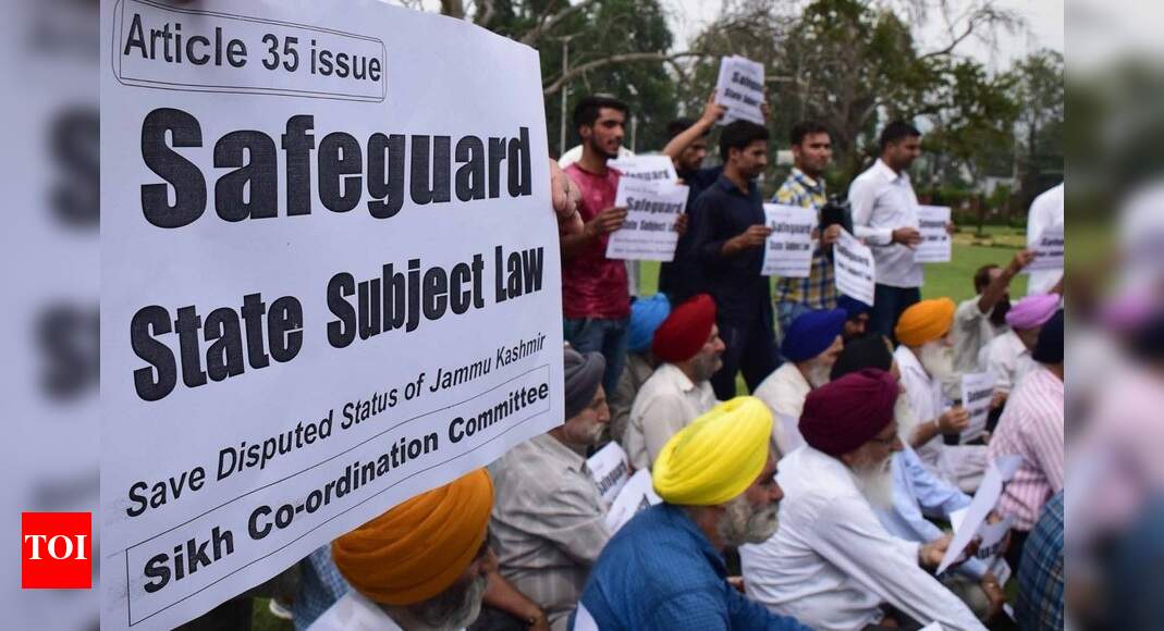 What Is Article 35a India News Times Of India