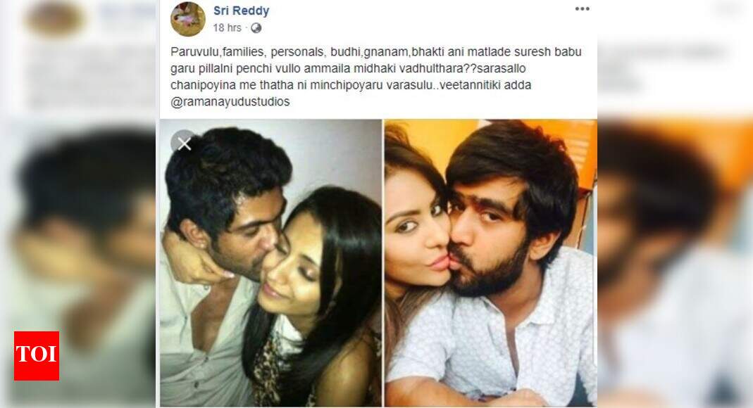 Sri Reddy is back at it again | Tamil Movie News - Times of India