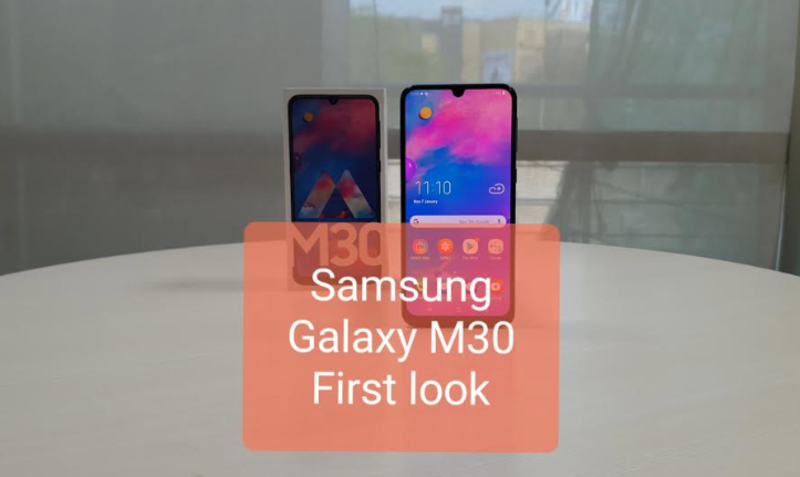 Samsung Galaxy M30 Video: Samsung Galaxy M30 first look | Gadgets Now