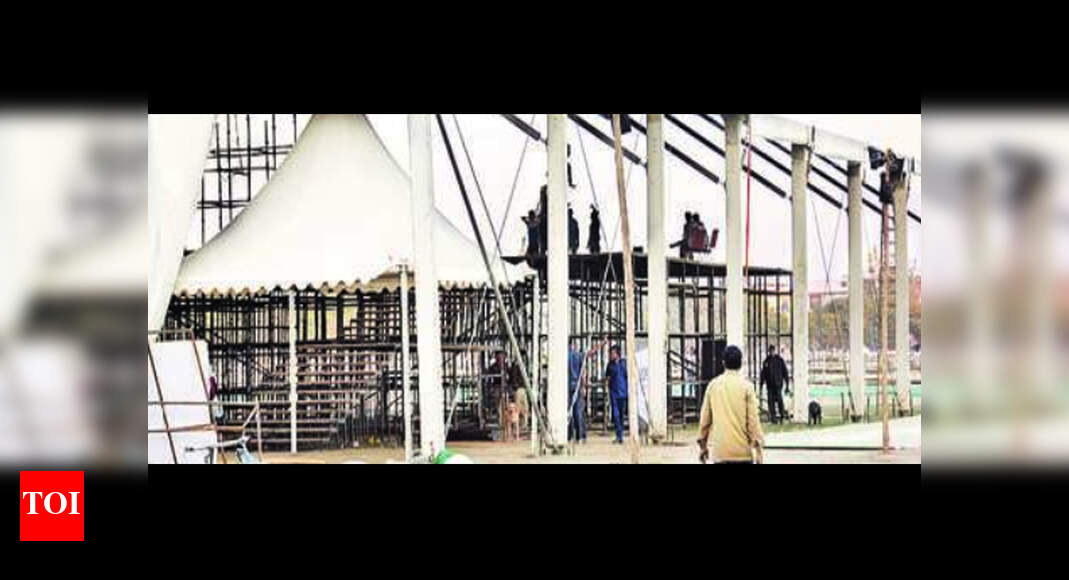 Preparations on to welcome rallyists | Patna News - Times of India