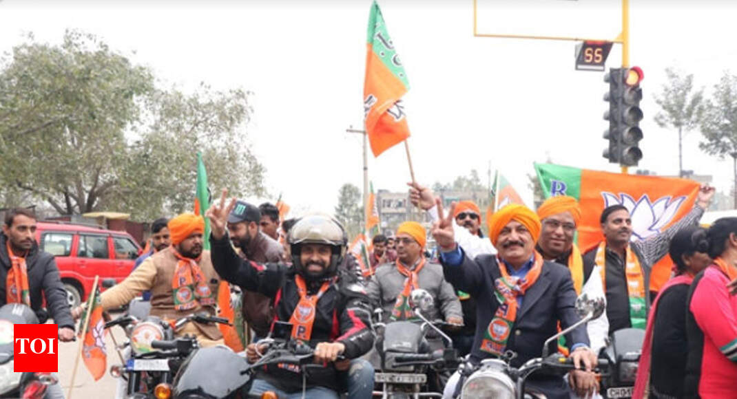 BJP organises 'Vijay Sankalp' rally in Chandigarh | Chandigarh News ...