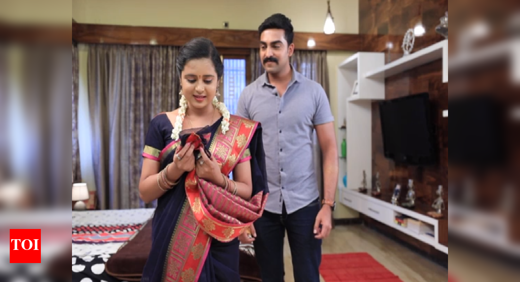 Putta Gowri Madve written update, March 1, 2019: Rajeev gifts a beautiful saree to Mangala ...