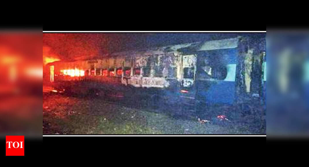 Second mishap on tracks in two days as fire engulfs pantry car near ...
