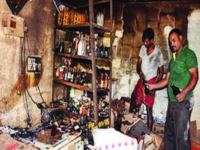 Trichy: Short circuit causes fire at Tasmac outlet | Trichy News ...