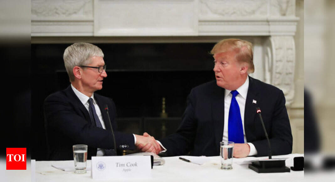 When US president Donald Trump called Apple CEO Tim Cook, 'Tim Apple ...