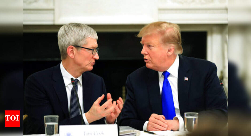 This is how Apple CEO 'responded to' US president Donald Trump calling ...