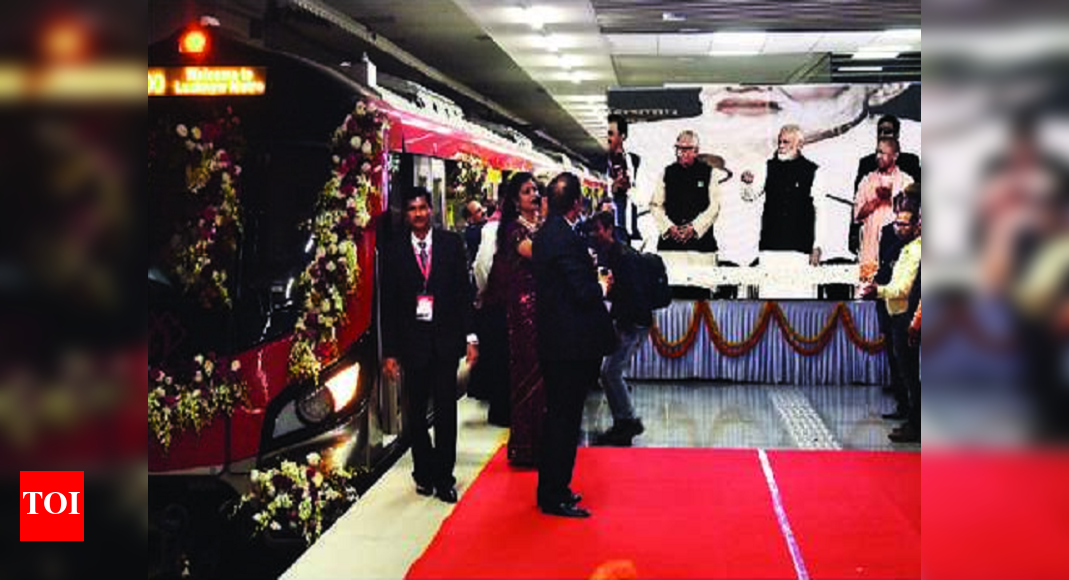 Lucknow Metro: Four coaches can ferry 1,200 riders | Lucknow News ...