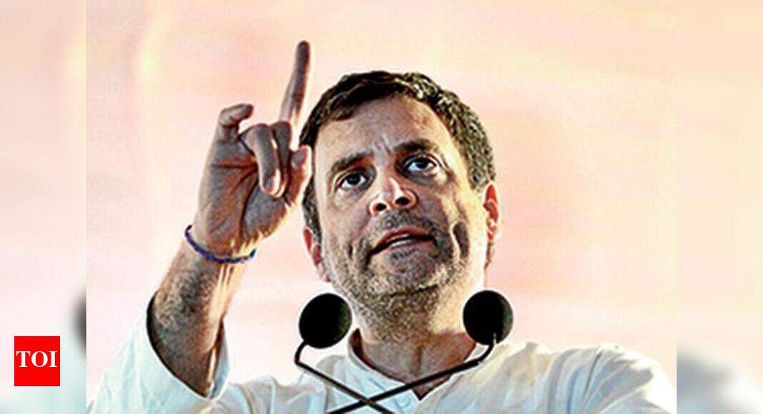 PM Modi remote controls KCR, says Rahul Gandhi | Vijayawada News ...
