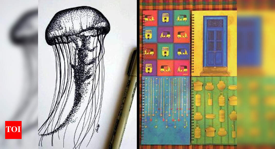 Doodle diaries: Art journals to express emotions and record experiences ...