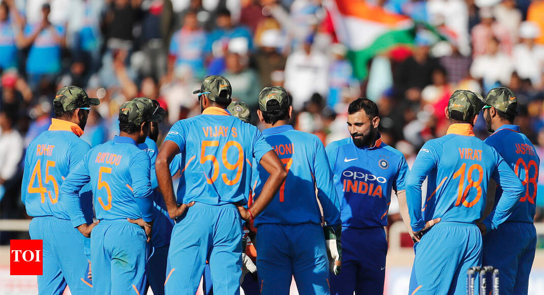 India was granted permission to wear camouflage caps in memory of ...