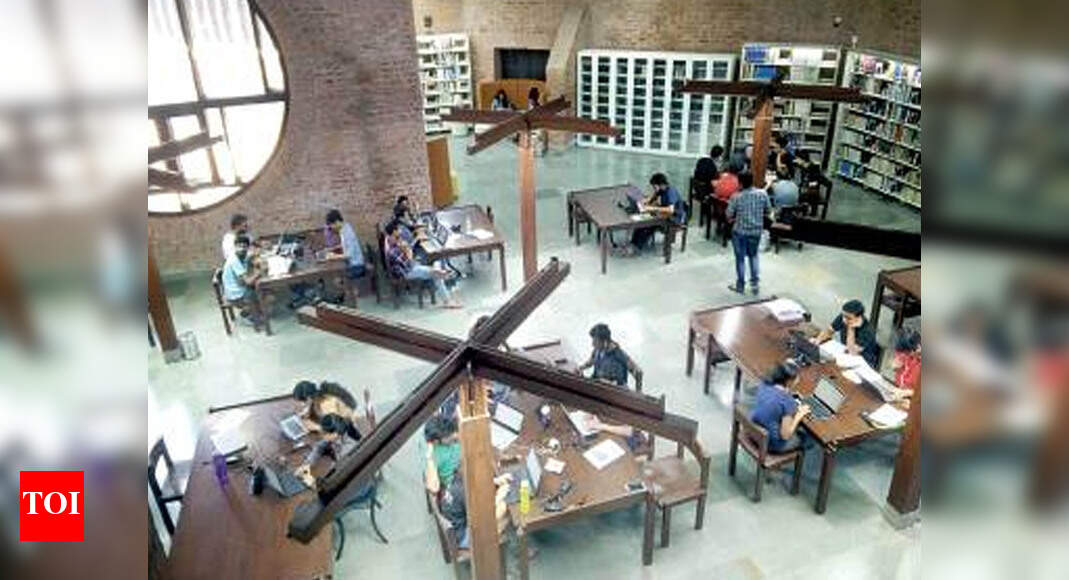 VS Library opened at IIM-Ahmedabad | Ahmedabad News - Times of India