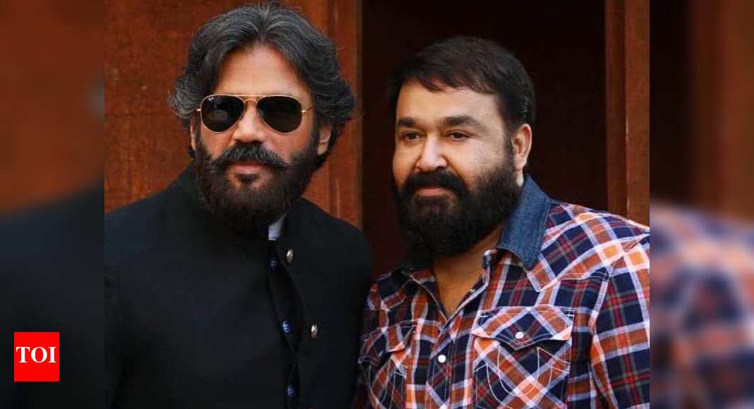 Suniel Shetty celebrates Malayalam superstar Mohanlal’s Padma Bhushan ...