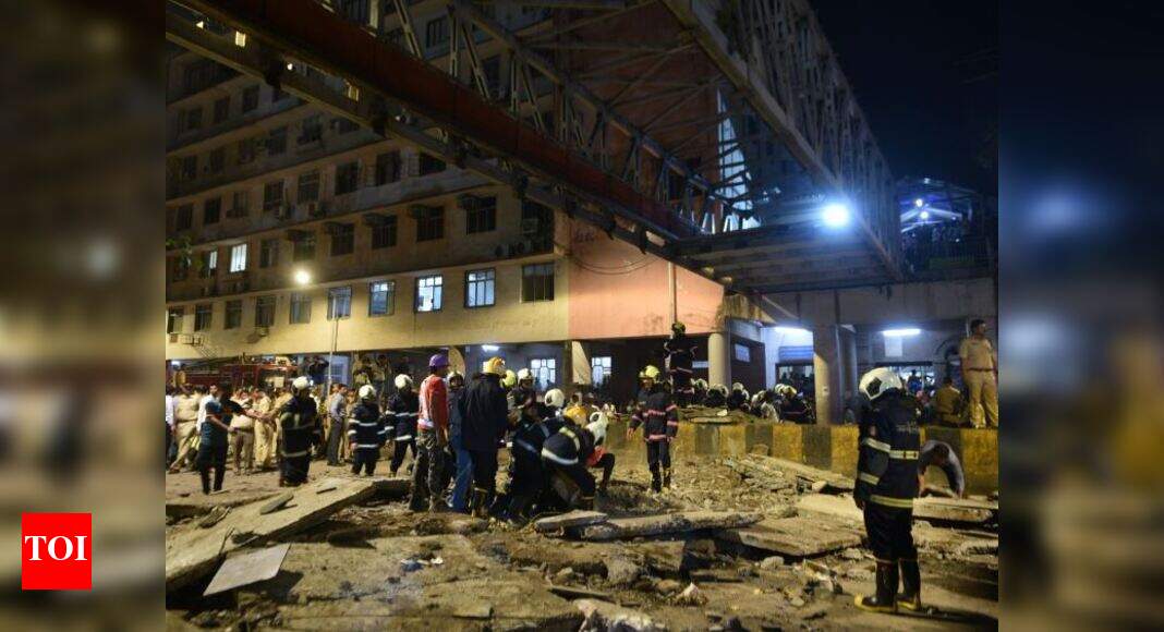 Mumbai bridge collapse live updates: 5 dead, several injured in foot ...