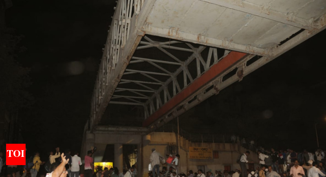 In pics: Mumbai foot overbridge collapse | India News - Times of India