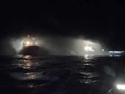 Coast Guard ships come to aid of Sagar Sampada after fire breaks ...