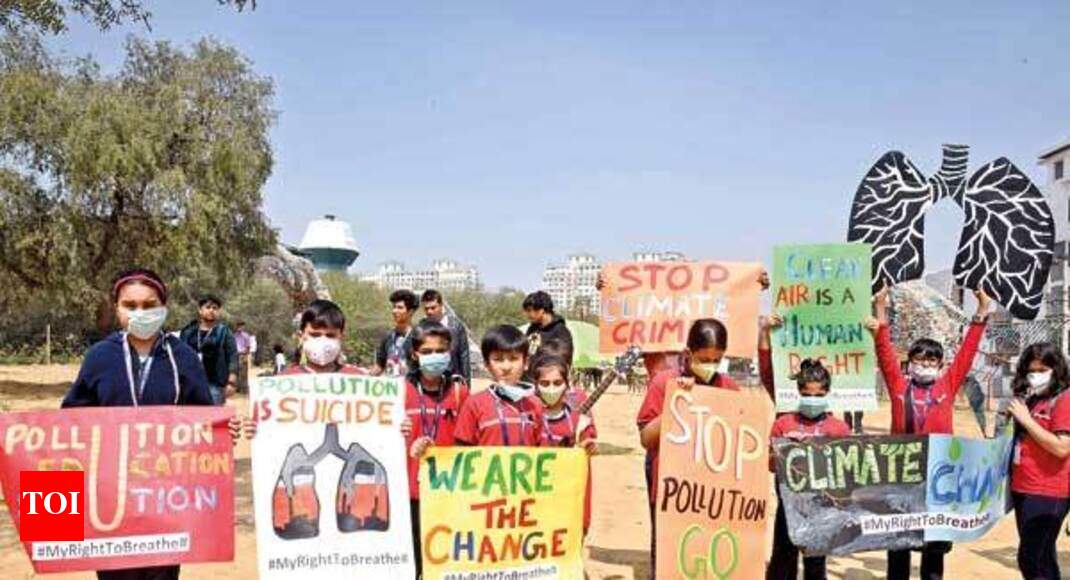 Climate strike: Gurgaon students join global protest | Gurgaon News ...