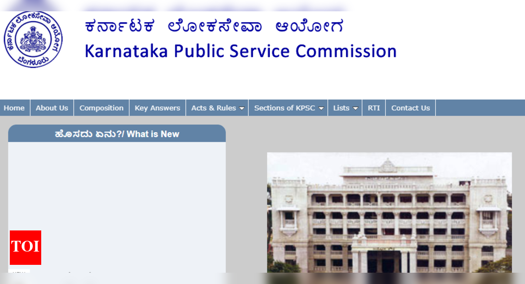 KPSC Recruitment 2019: Last date to apply for FDA & SDA posts extended ...