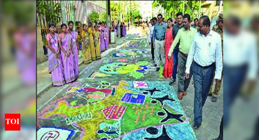 Rallies and kolam competitions mark Sveep activities in Madurai ...