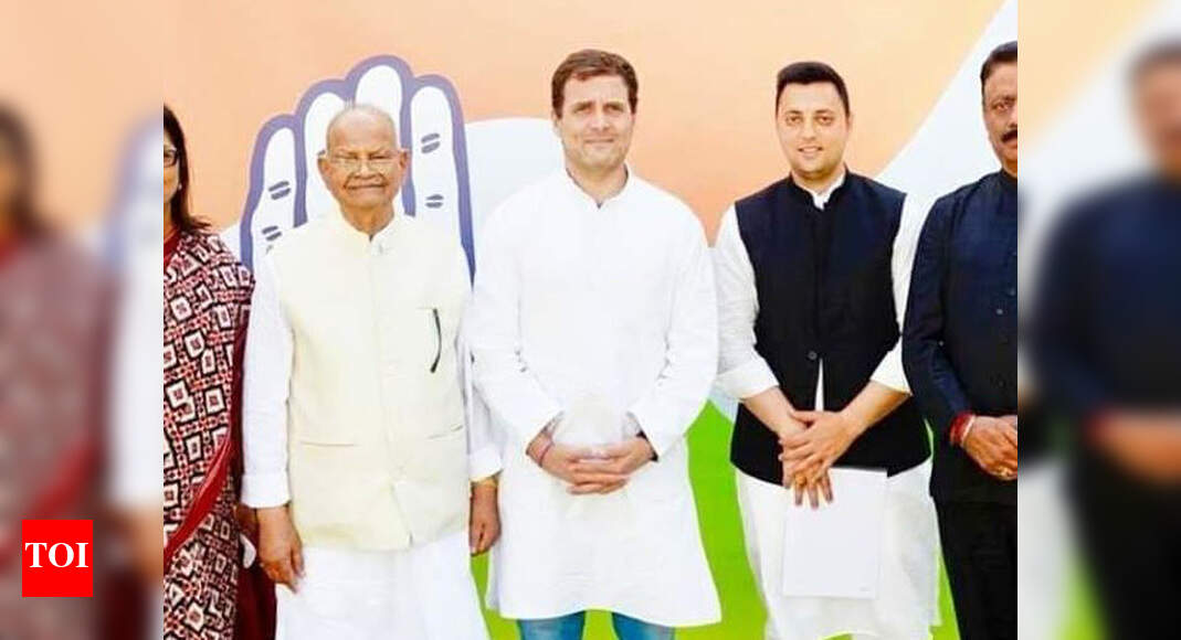 Lok Sabha elections 2019: Sukh Ram, his grandson Aashray Sharma join ...