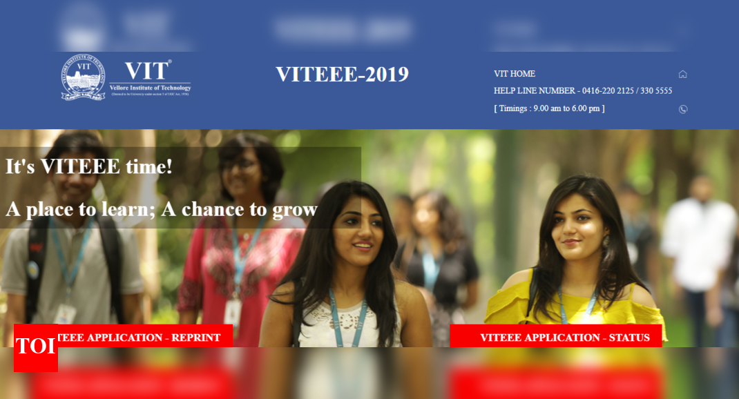 VITEEE 2019 slot booking window opened, exam to begin on April 10 ...
