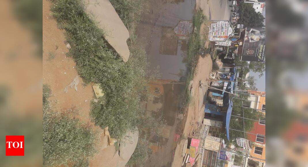 Sewage stagnation - Times of India
