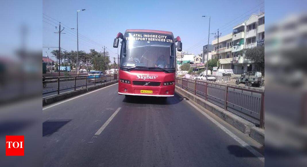 BRTS opens corridor for BCLL intercity buses | Bhopal News - Times of India
