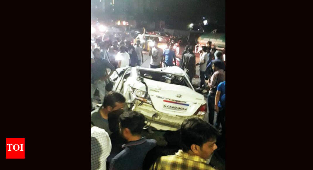 Iskcon-Pakwan stretch sees 5 accidents a week | Ahmedabad News - Times ...