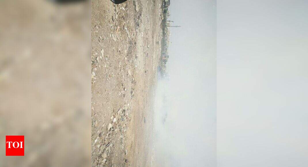 burning in ha ground pimpri - Times of India