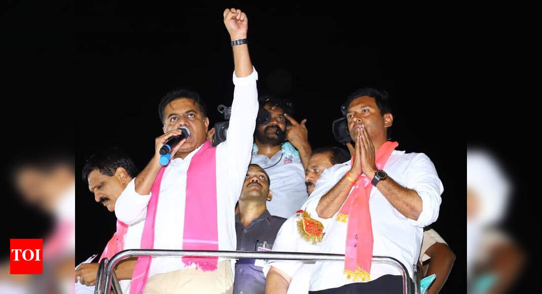 Vote for TRS in Lok Sabha elections for development of Telangana: KT ...