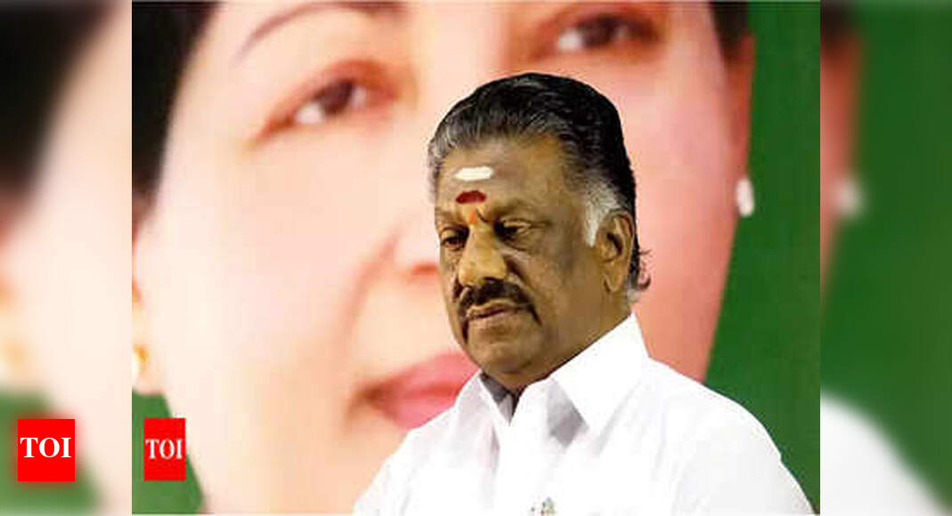 OPS family women hit street to campaign for his son - Times of India