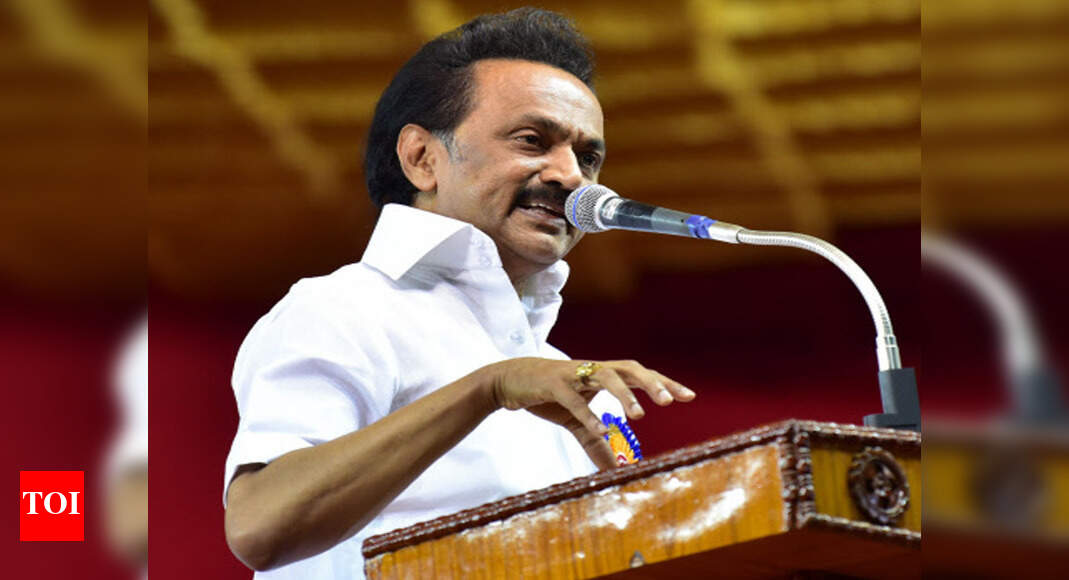 Book me if you dare: MK Stalin to Edappadi K Palaniswami - Times of India