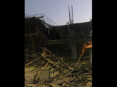 Bangalore building collapse: 2 dead as under-construction car parking ...