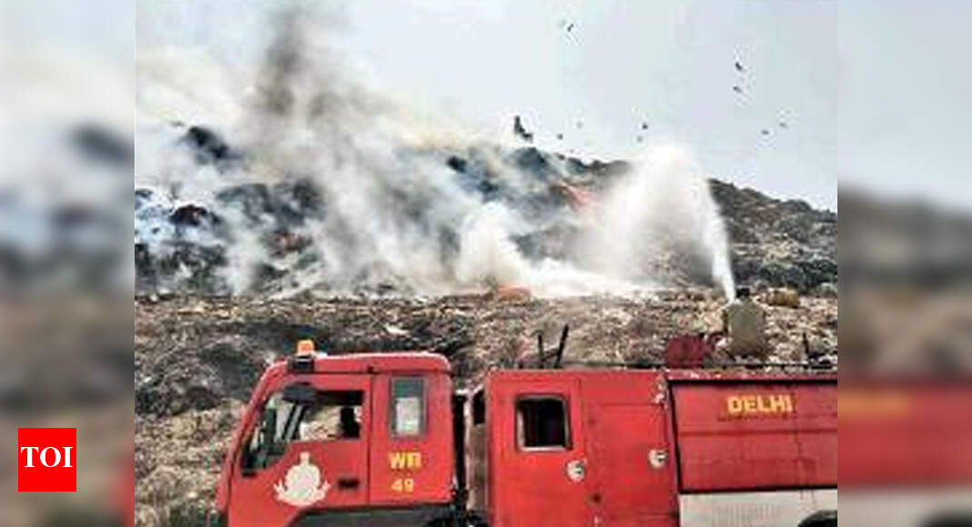 Delhi: After Ghazipur, fire at Bhalswa landfill | Delhi News - Times of ...