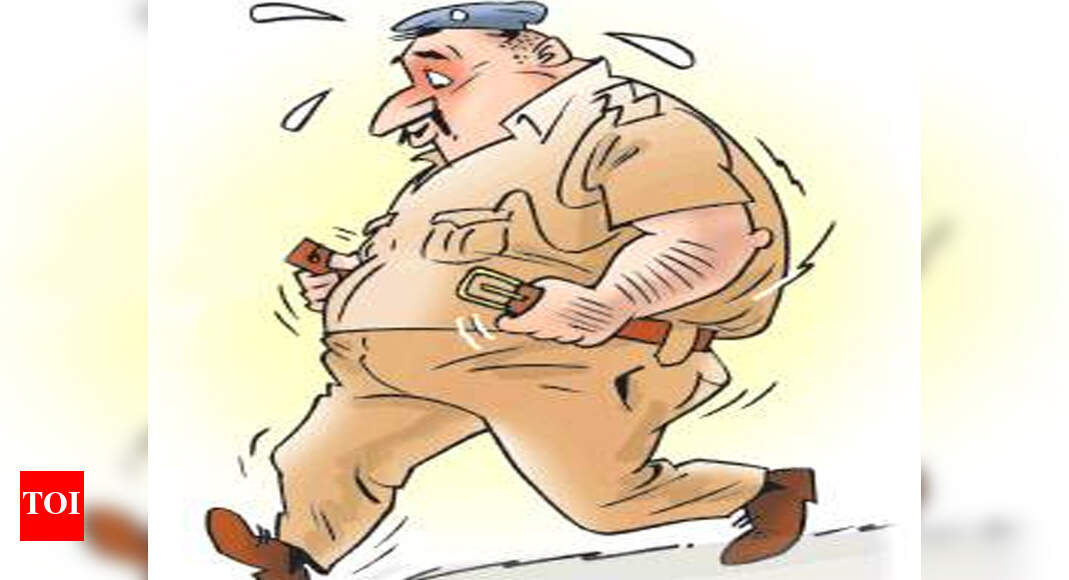 No potbellied cops at sensitive polling booths? - Times of India