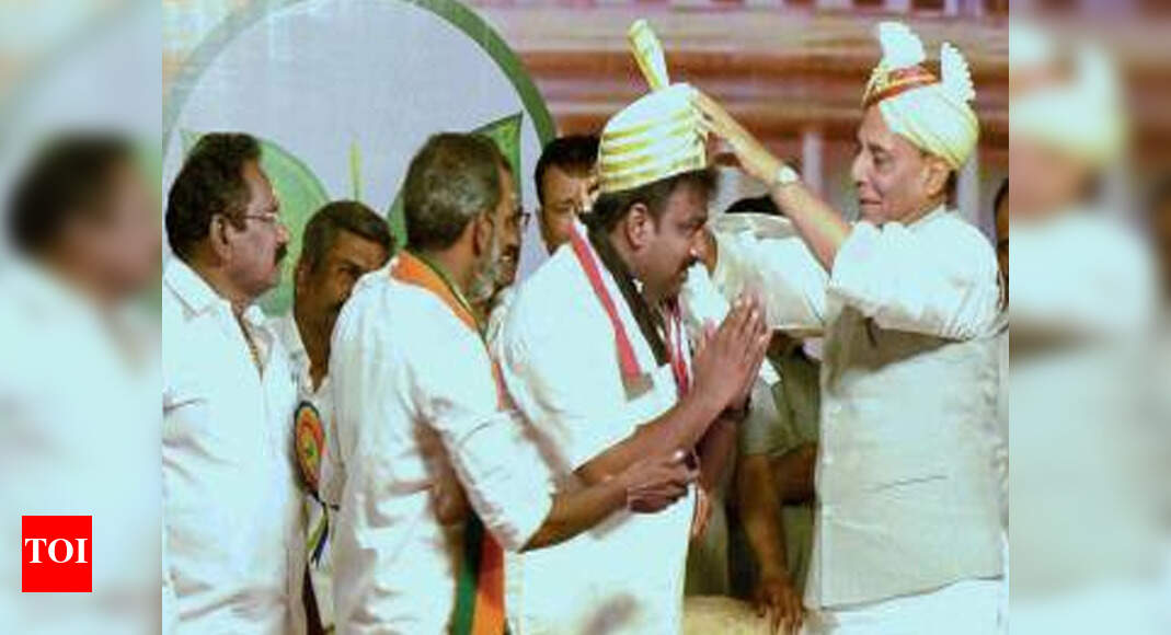 UPA is leaderless and rudderless: Rajnath Singh - Times of India