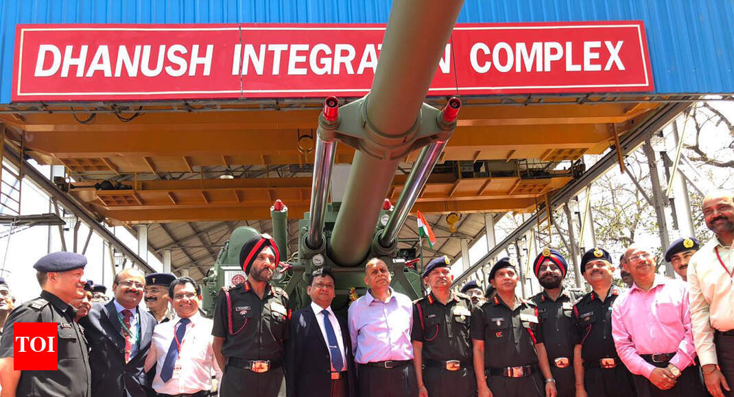 First lot of Dhanush guns handed over to Army | India News - Times of India