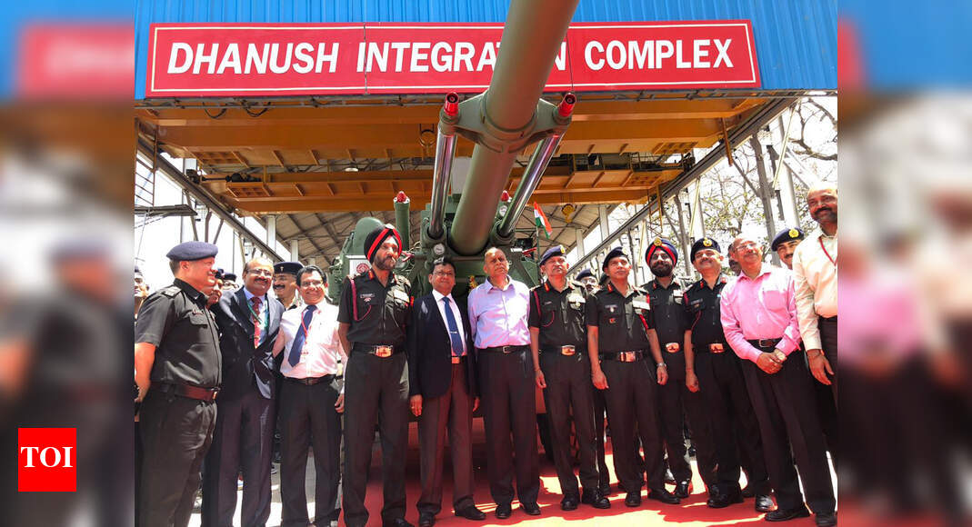 First lot of Dhanush guns handed over to Army | India News - Times of India